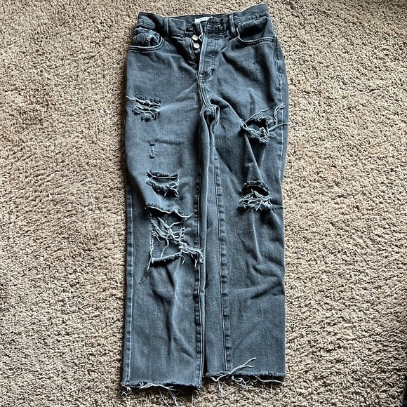 PacSun | Jeans | Pacsun High Rise Straight Ripped Jeans | Poshmark